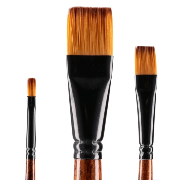 Pop brush Picasso, četkica, ravna, braon – odaberite veličinu