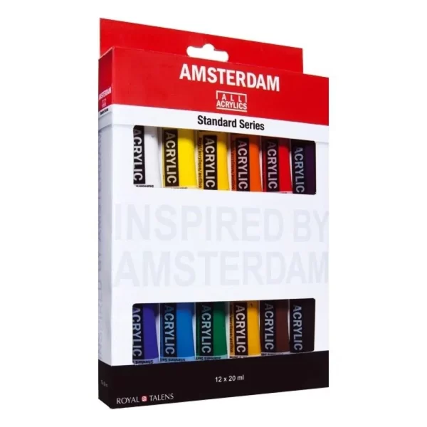 Amsterdam, akrilna boja, standard set, 12 x 20ml