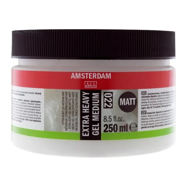 Amsterdam acrylic, ekstra teški gel medijum mat, 250ml