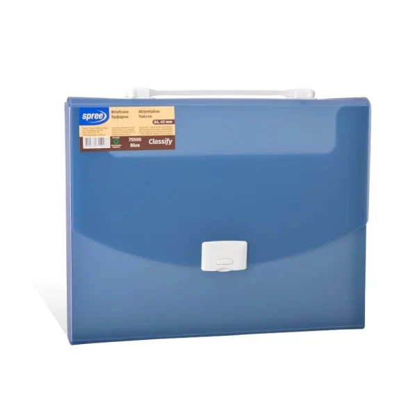 Briefcase, koferčić, 45mm, A4, plava