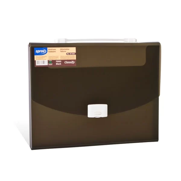 Briefcase, koferčić, 45mm, A4, crna