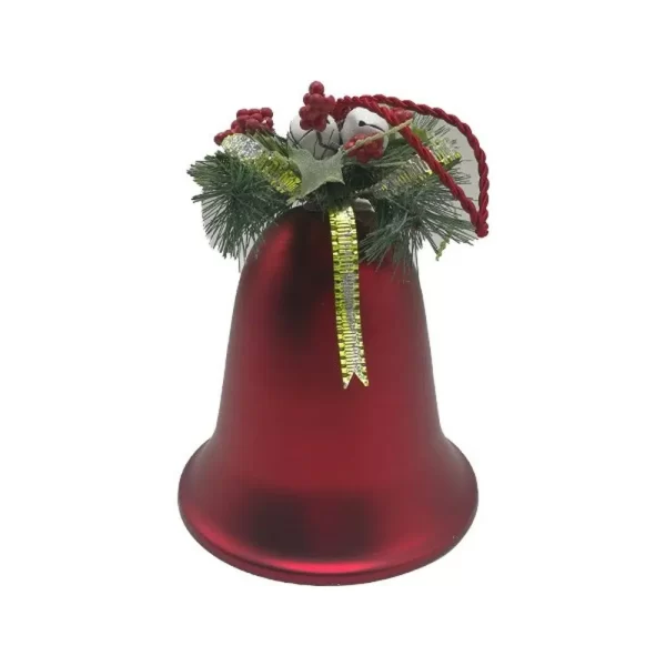 Shimmer, novogodišnja dekoracija, metalna, zvono, 24cm