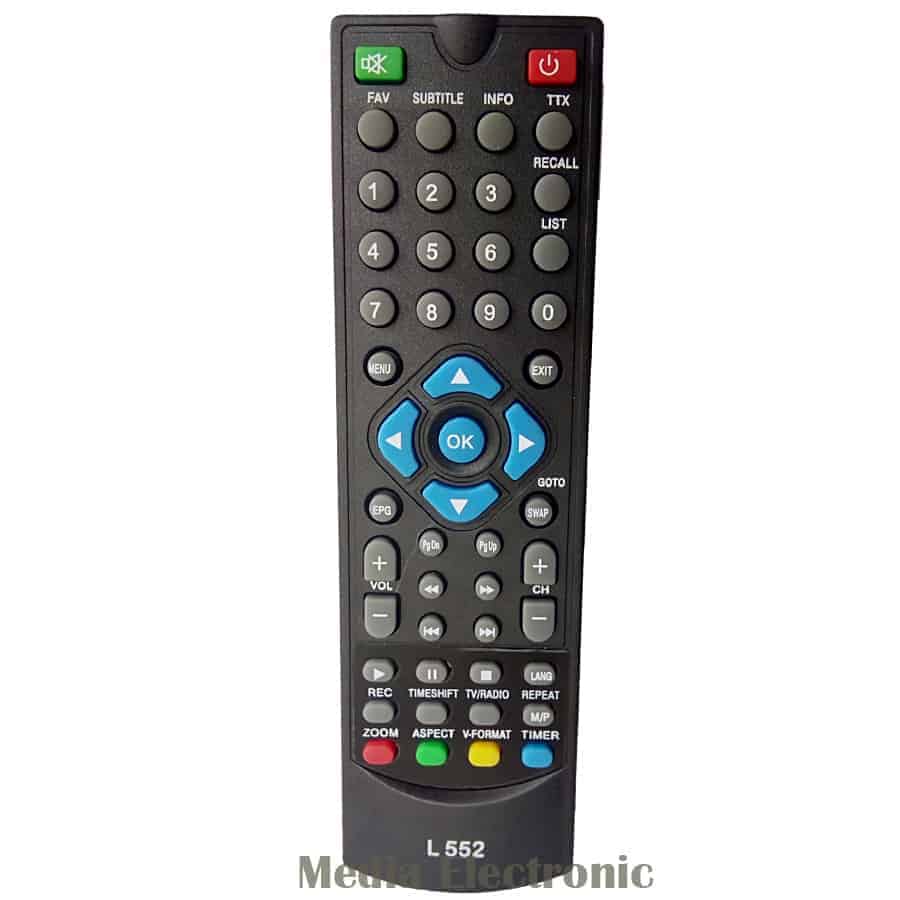 Daljinski upravljač za VIVAX DVB-T T2 set top box DVBT 152 153