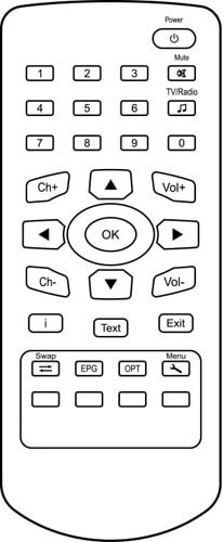 Daljinski upravljac za Audiosonic 6ZK187