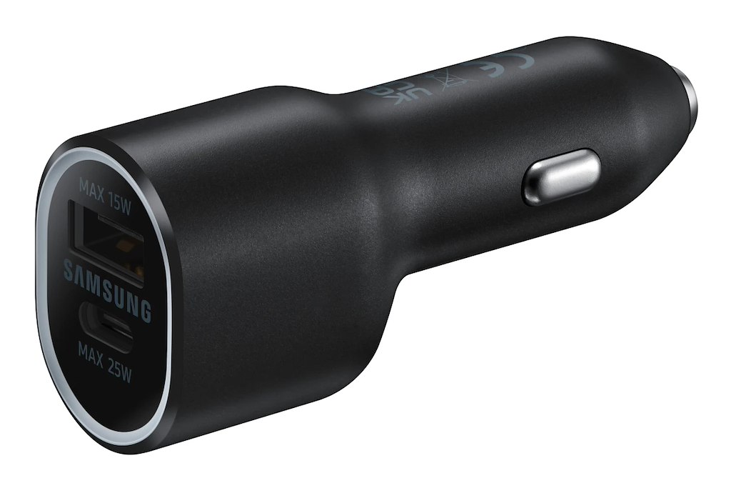 Samsung EP-L4020NBEGEU auto punjač za telefone sa USB-A+USB-C 40W