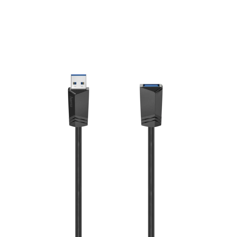 Hama (200628) kabl USB-A (muški) na USB-A (zenski) 3.0 1.5m crni