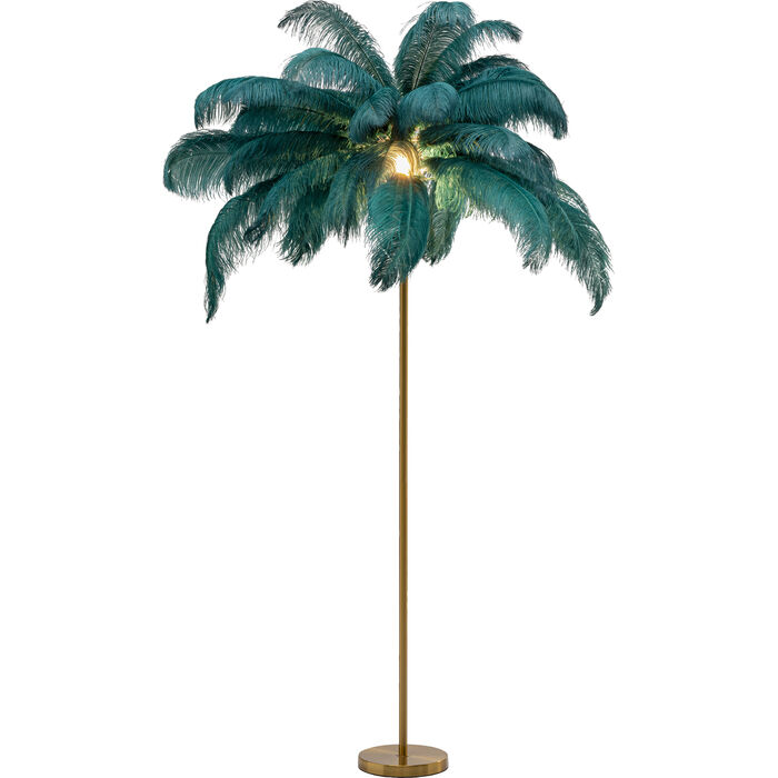 Floor Lamp Feather Palm Green 165cm