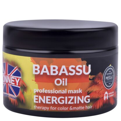 Maska za farbanu i kosu bez sjaja RONNEY Babassu Oil Energizing 300ml