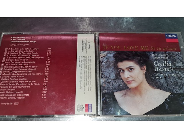 Cecilia Bartoli - 18th-century italian songs , ORIGINAL