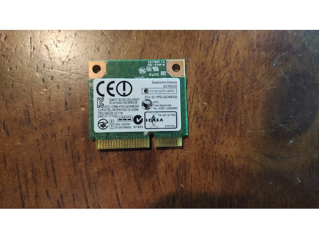 Wireless kartica QCWB335 , skinuta sa Dell 15 - 3000
