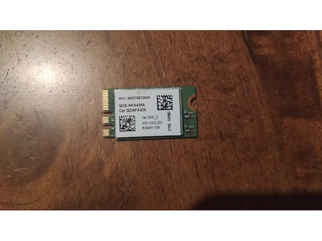 Wireless kartica QCNFA435 , skinuta sa Acer E5-575