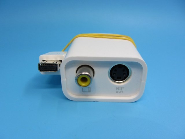Apple Mini VGA to Composite - S-Video Adapter