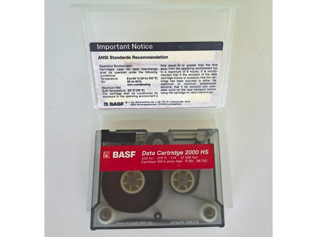 BASF data cartridge 2000 HS