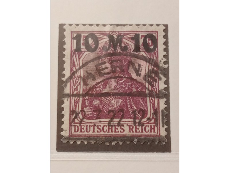 Deutsches Reich - Nemačka - 10 Miliona Maraka - 1922.g