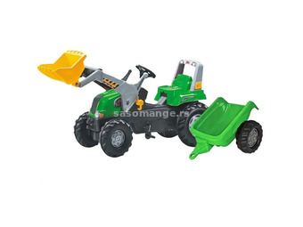 Rolly traktor na pedale Junior sa kid prikolicom i utovarivačem