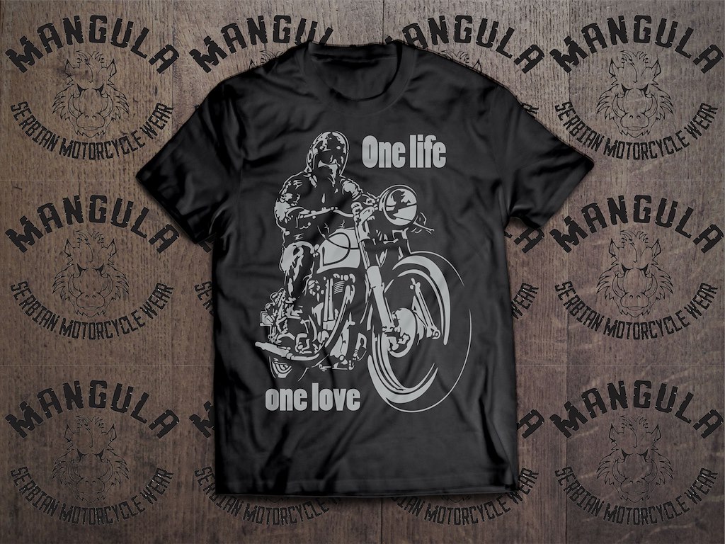 Moto majica One life one love