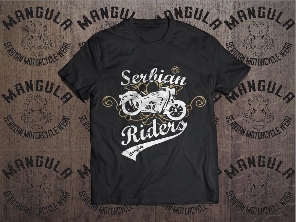 Moto majica Serbian riders