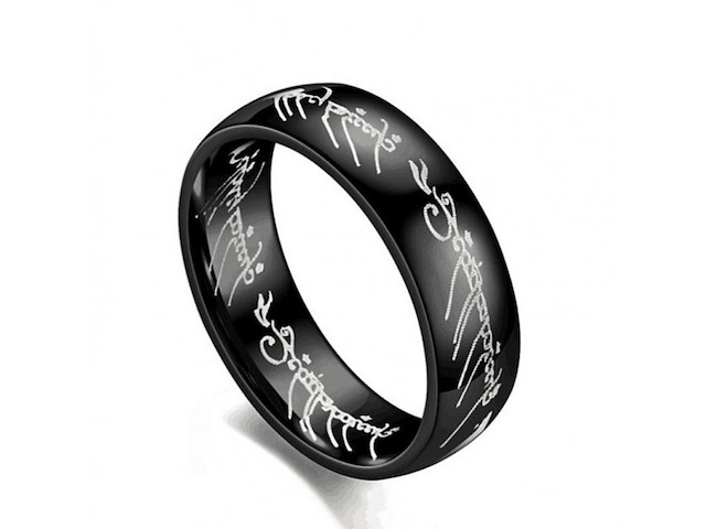 Prsten - Hiruski Celik - Gospodar Prstena GP15 Black