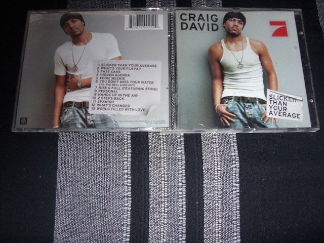 Craig David ‎– Slicker Than Your Average CD Wildstar EU