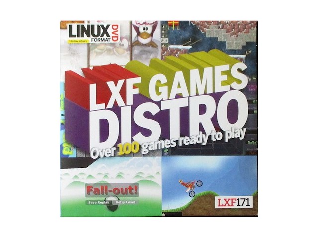 LXF Games Distro Linux over 100 Games DVD