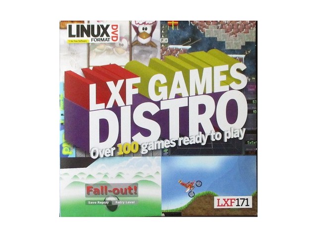 LXF Games Distro Linux over 100 Games DVD