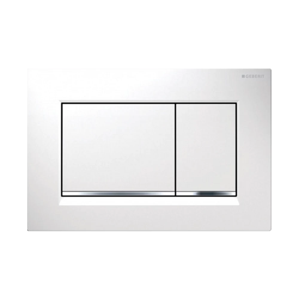 GEBERIT Taster Sigma30 Bela-Hrom-Bela 115.883.KJ.1