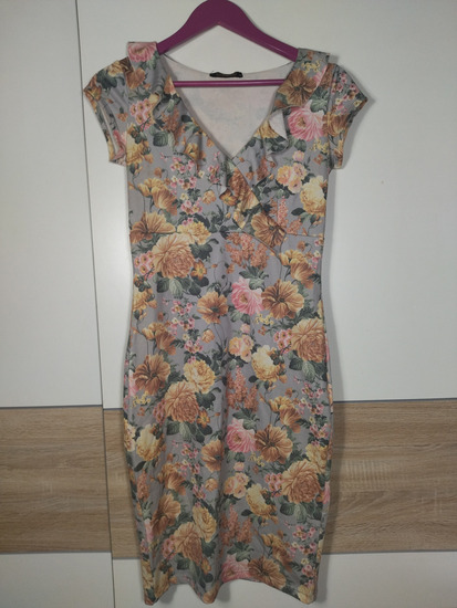 Vintage style cvetna haljina