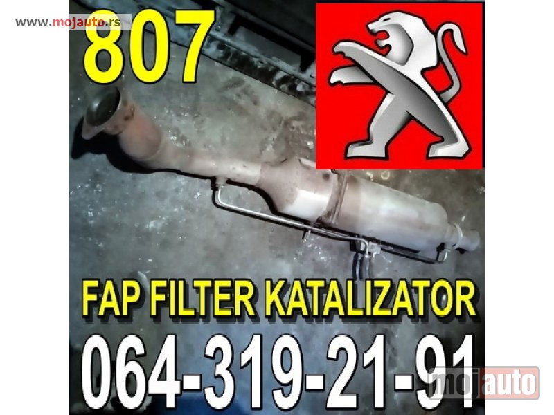 FAP FILTER KATALIZATOR Pežo 807 Peugeot Citroen