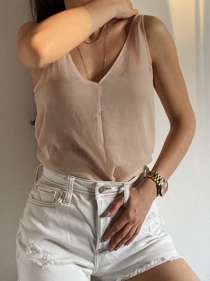 Rose Nude Top - H&M