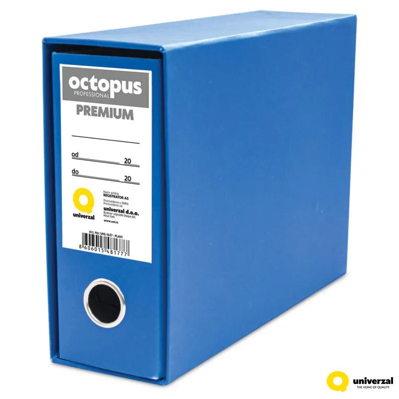 REGISTRATOR A5 OCTOPUS PREMIUM PLAVI UNL-1627