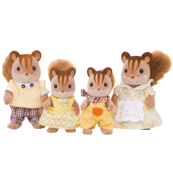 Sylvanian Porodica Lešnik Veverica EC4172