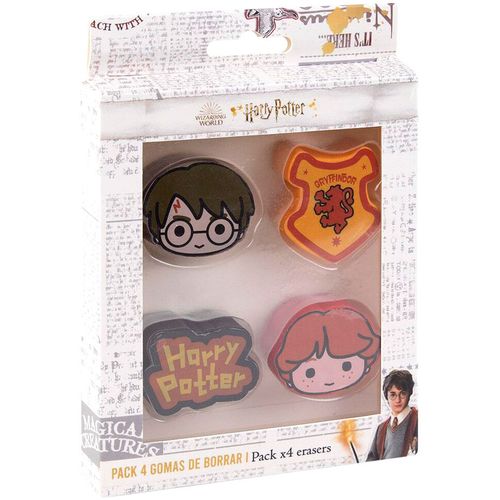 Harry Potter pakovanje sa 4 gumice