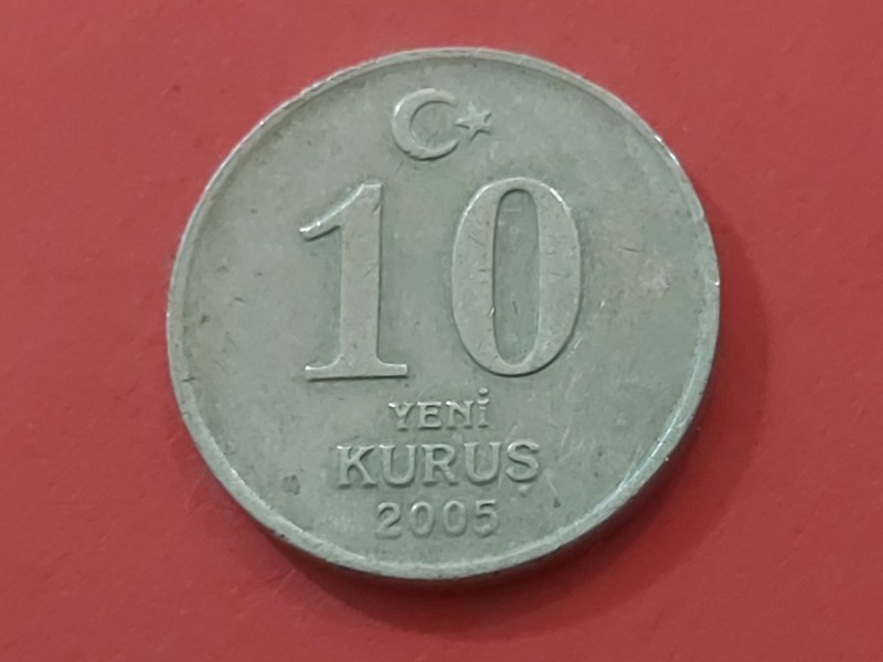 Turska - 10 kurus 2005 god