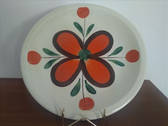 Vintage ukrasni tanjir-cvet