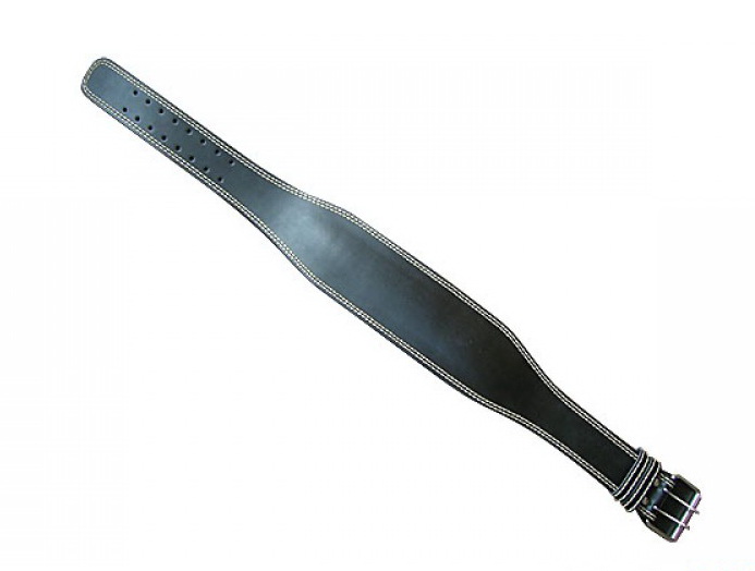 Trenažer-pojas za teretanu pu koža crna Xl 125cm