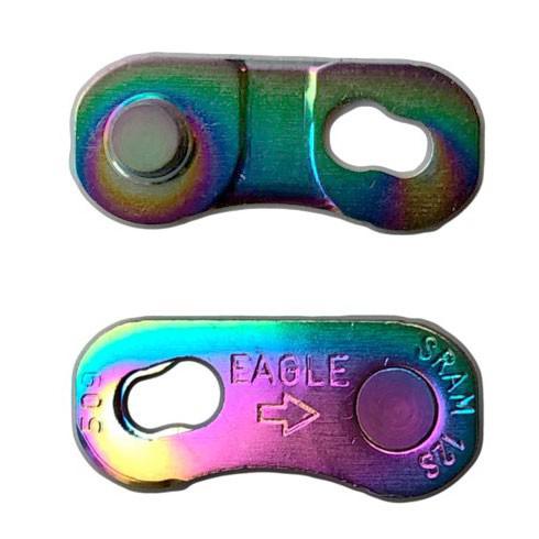 SRAM EAGLE Chain Connector 12S Power Lock rainbow