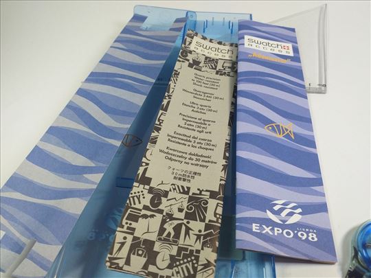 Swatch svoč kutija i sertifikat Expo 98 Lisabon OR