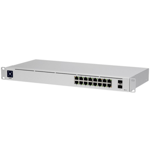 USW-16-PoE 16 RJ45 ports with 2 SFP ports ( USW-16-POE-EU )