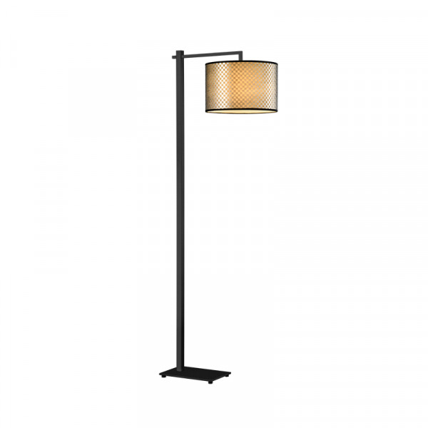 MURANO PODNA LAMPA 1XE27 CRNA/LAN