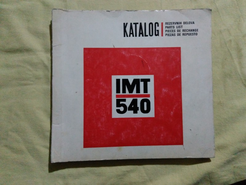 IMT 540, Katalog rezervnih delova