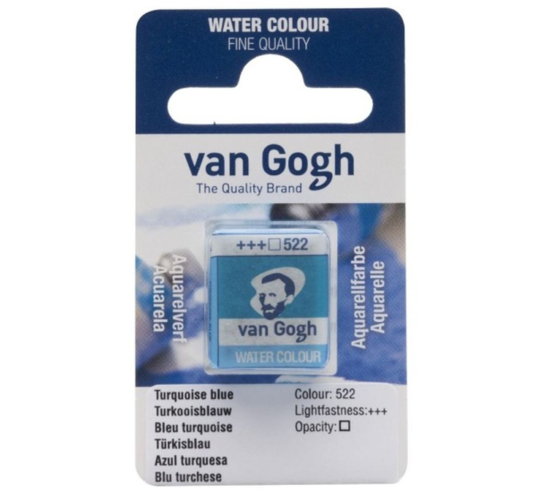 TALENS Van Gogh akvarel 687 522 turquoise blue