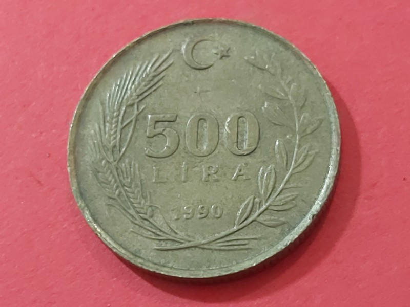 Turska - 500 lira 1990 god