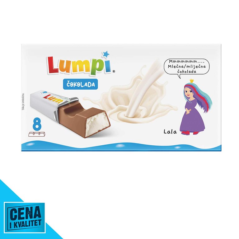 Lumpi čokolada mlečna 100g lumpi