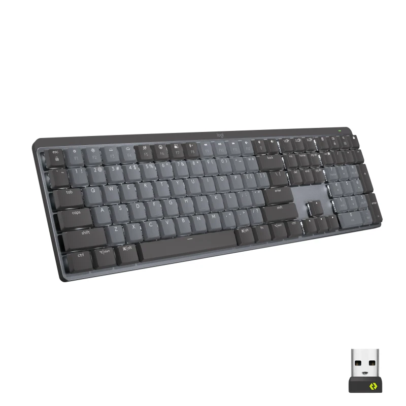 Logitech MX (920-010757) mehanička bežična tastatura US siva