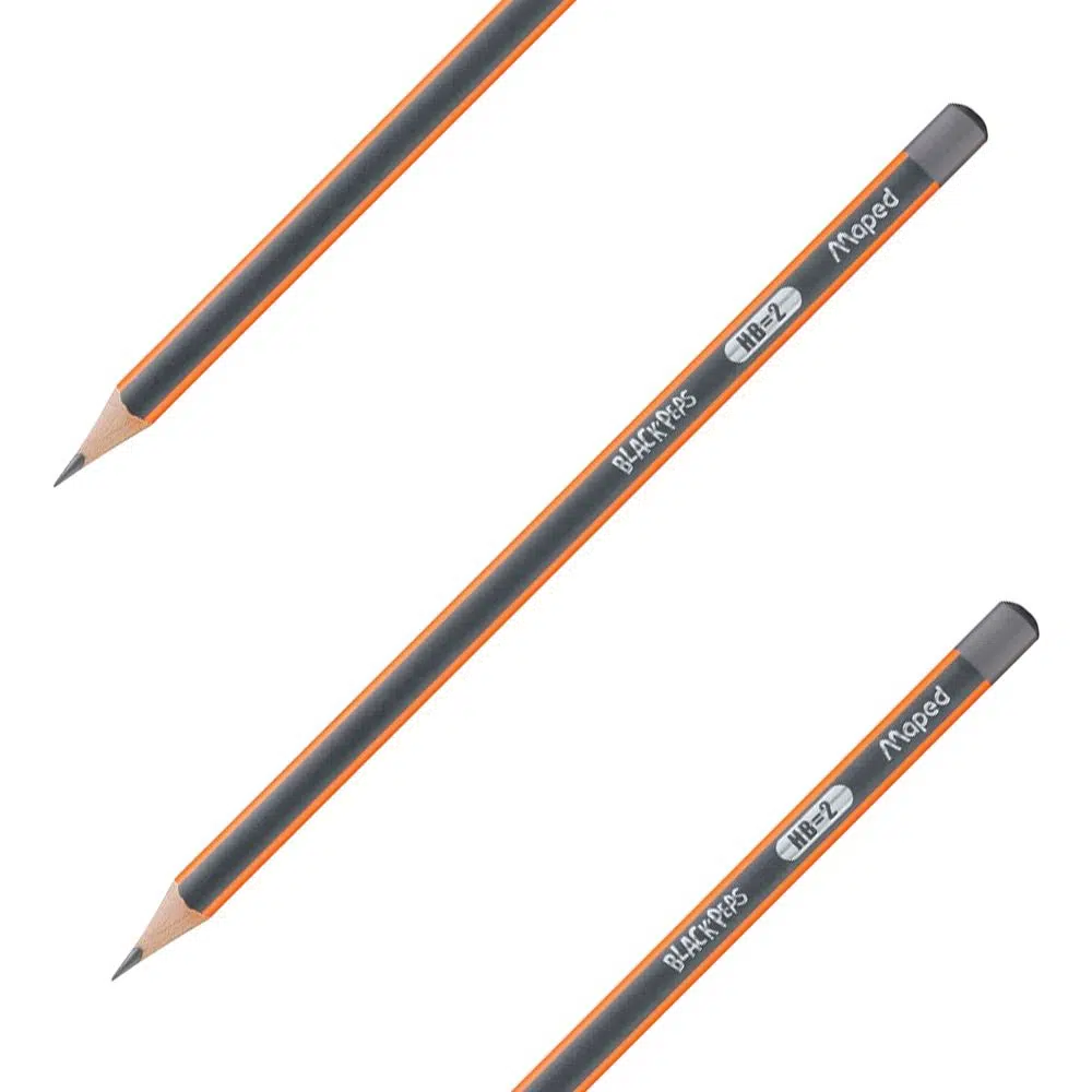 Black peps, grafitna olovka, HB, Maped