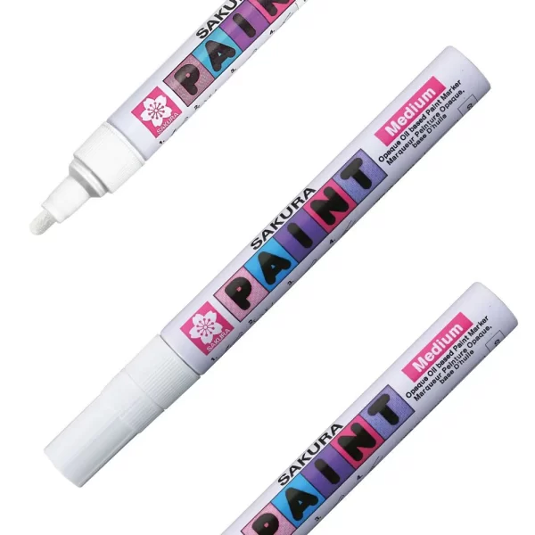 Paint Marker, uljani marker, medium, white, 2.0mm