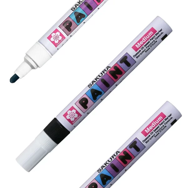 Paint Marker, uljani marker, medium, black, 2.0mm