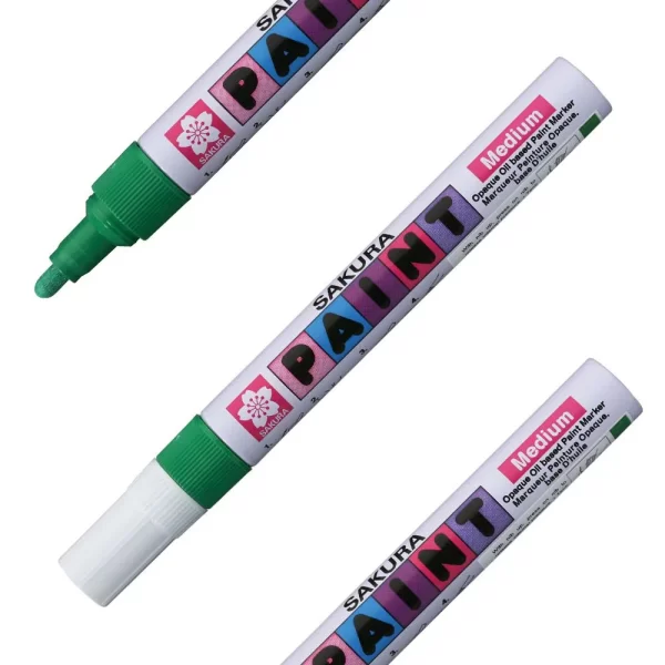 Paint Marker, uljani marker, medium, green, 2.0mm