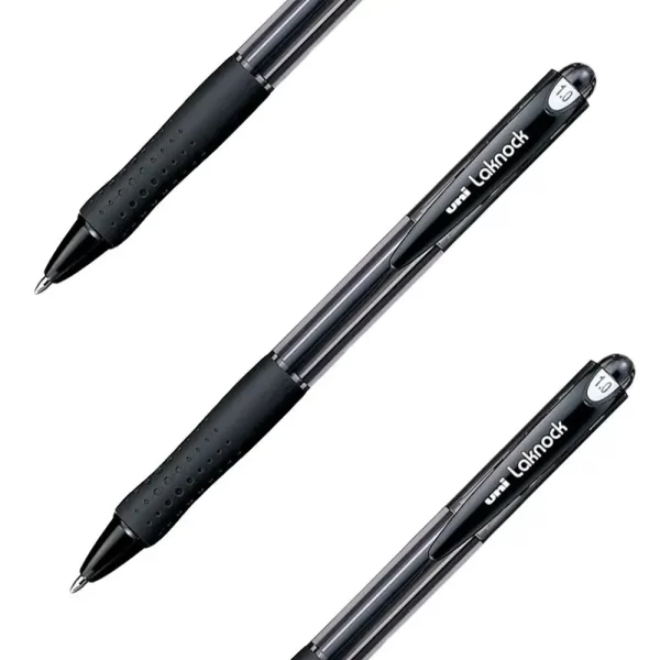SN-100 Laknock, hemijska olovka, 0.5 mm, crna, Uni-ball