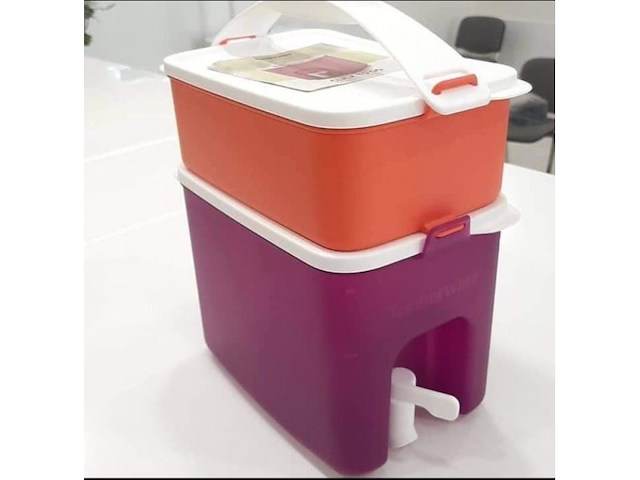 Tupperware Click to go set-kanister 3,1l+posuda 1,5l